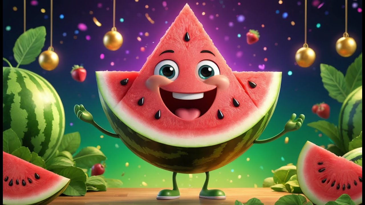 Watermelon Counting Song – Guess the Missing Slice! | Fun Fruit ...