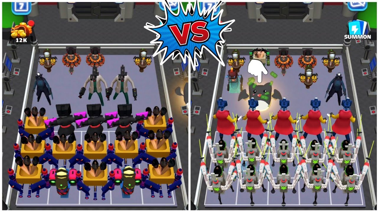 Toilet Monster Merge War Merge Sink Battle Skibidi Toilet Road Fight Max Level Mobile Gameplay ...