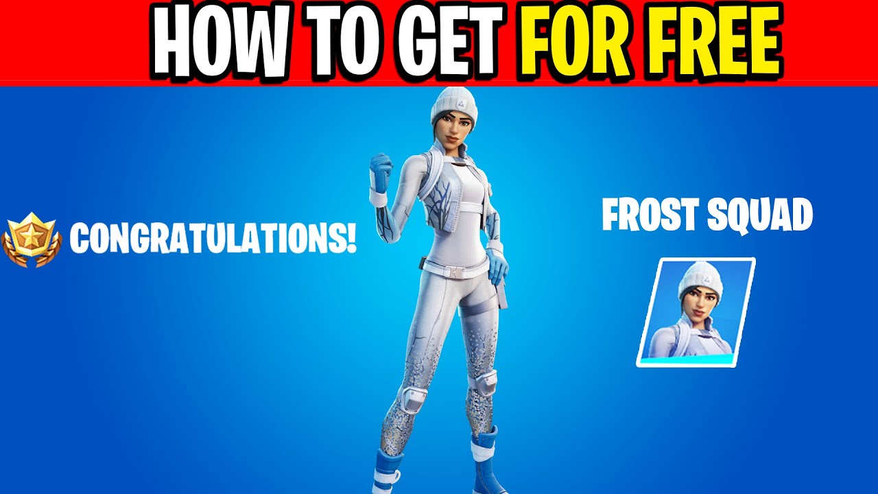 How to Get FREE Frost Squad Skin in Fortnite Chapter 2 Season 5! - YouTube