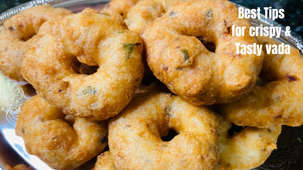 Minapa vada | Medu vada | how to make minapa vada|Best tips for crispy ...