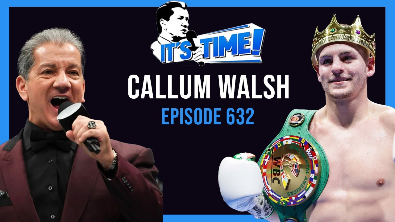 Bruce Buffer Talks With Undefeated Boxer King Callum Walsh - YouTube