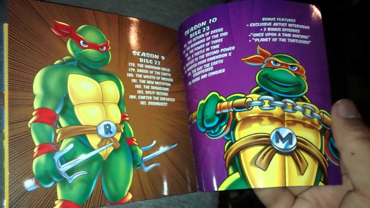 Tmnt complete animated series DVD unboxing - YouTube