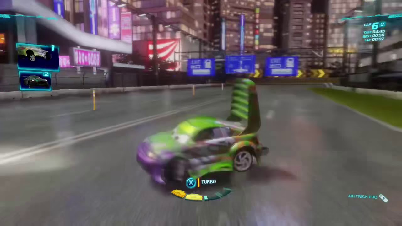 Cars 2 The Video Game | Wingo is in the zone - Ginza Sprint | 9 laps ...