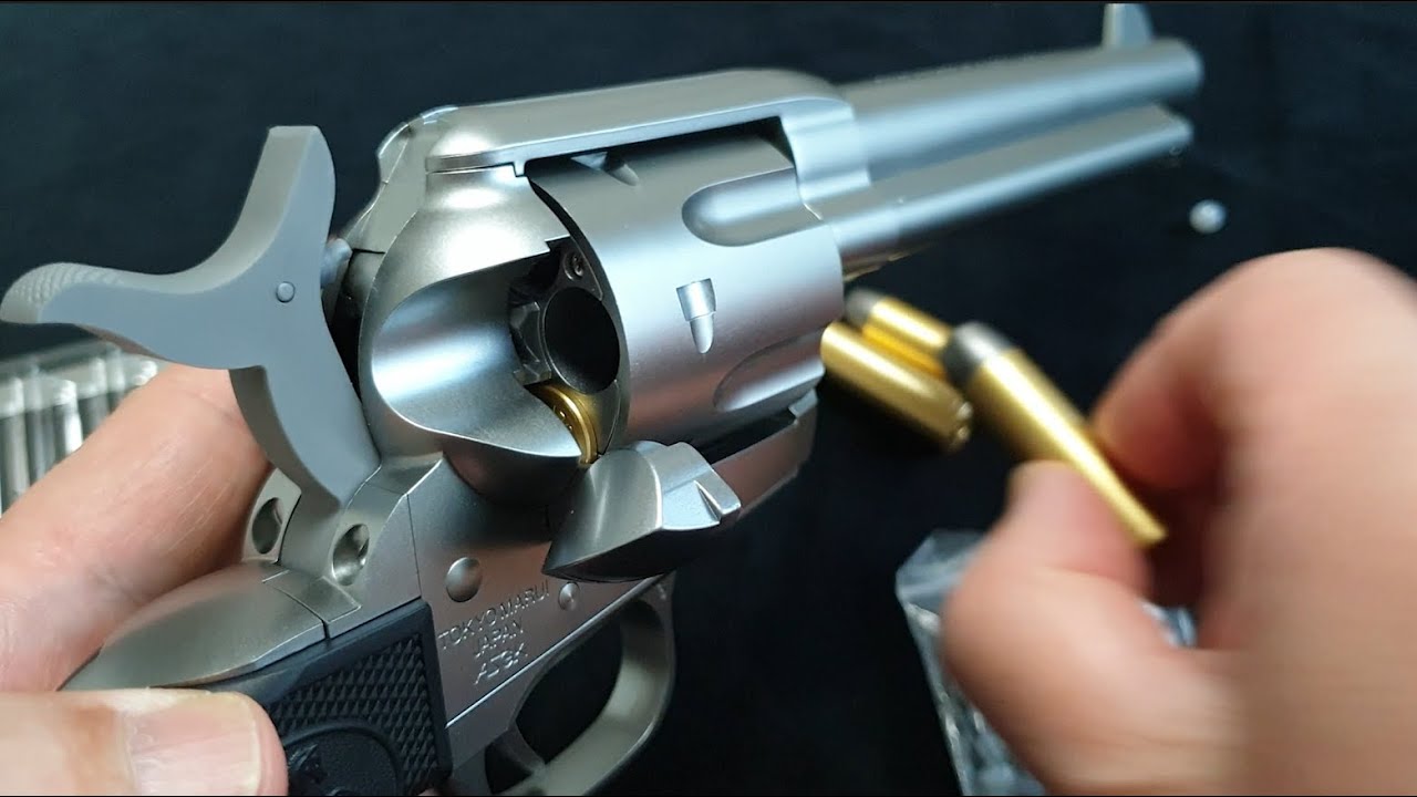 일본 여행중 구입해 반입한 마루이 에어코킹 SAA 리볼버 Tokyo Marui Air Cocking Colt SAA .45 Artillery - YouTube