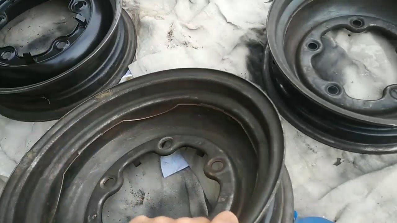 Painting steel wheels something not to forget - YouTube