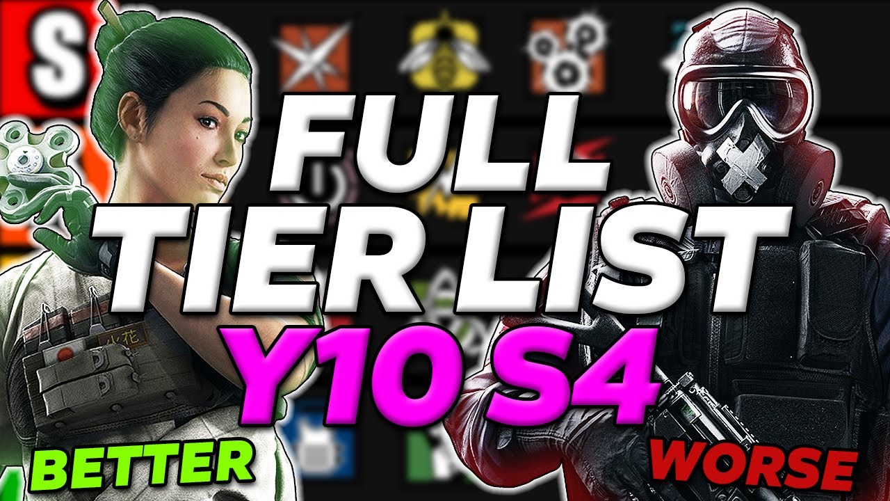 DEFINITIVE Operator Tier List For Y10S4 & Reason Why For EVERY Operator ...
