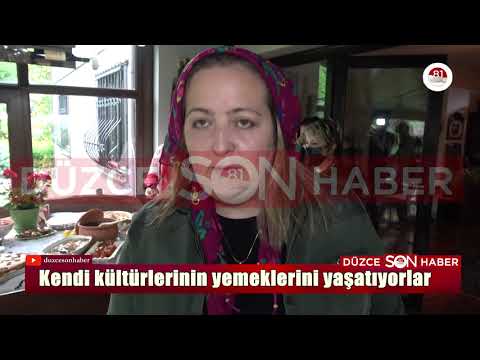 Kendi kültürlerinin yemeklerini yaşatıyorlar