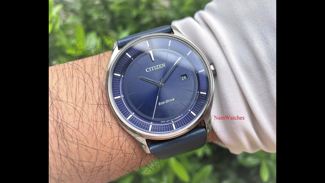 Citizen Eco-drive Elegant Blue Leather - BM7400-12L - YouTube