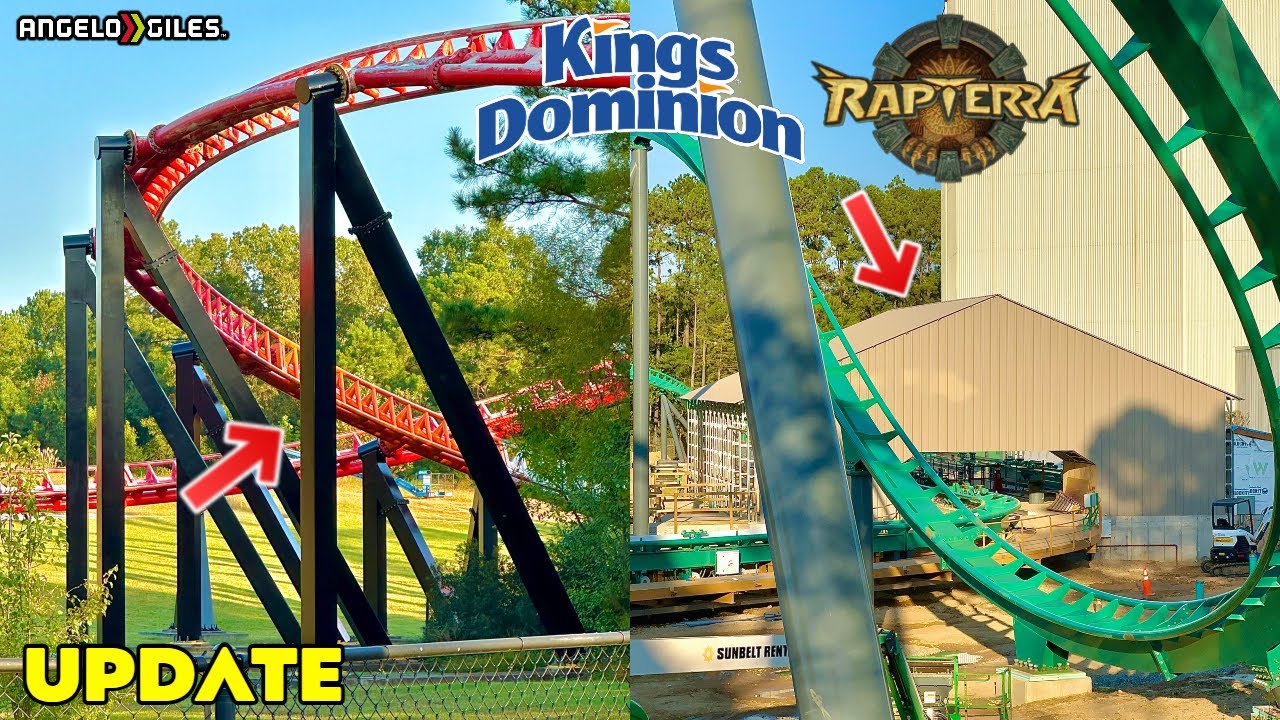 Rapterra Kings Dominion 2025 Roller Coaster Construction Update 18 ...
