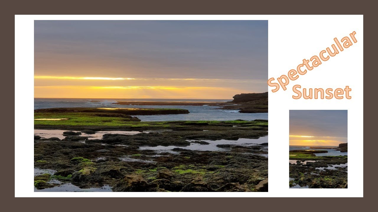 Another spectacular sunset view at Bridgewater bay, Victoria, Australia ...