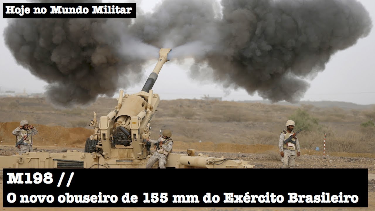 M198, o novo obuseiro de 155 mm do Exército Brasileiro - YouTube