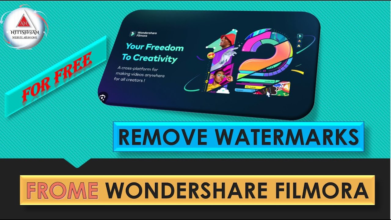 How to Remove Wonder share Filmora 12 Watermark for Free in 2023 Water ...