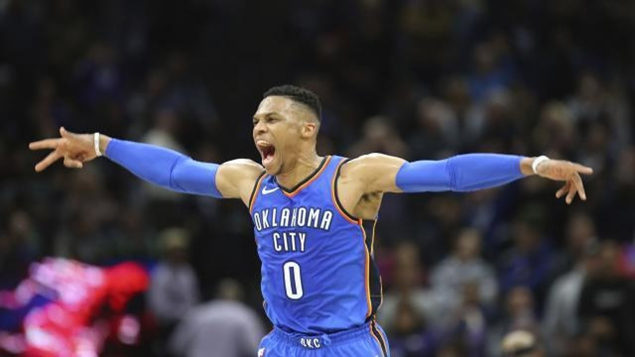 Russell Westbrook Game Winner vs Kings Triple Double! 2017-18 Season ...