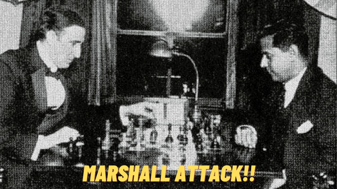 Pertama Kali Marshall Attack di Mainkan!! / Capablanca vs Frank ...
