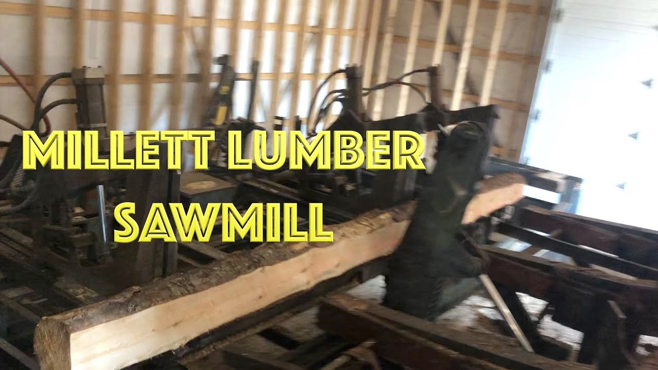 Circular Sawmill Sawing Spruce - YouTube