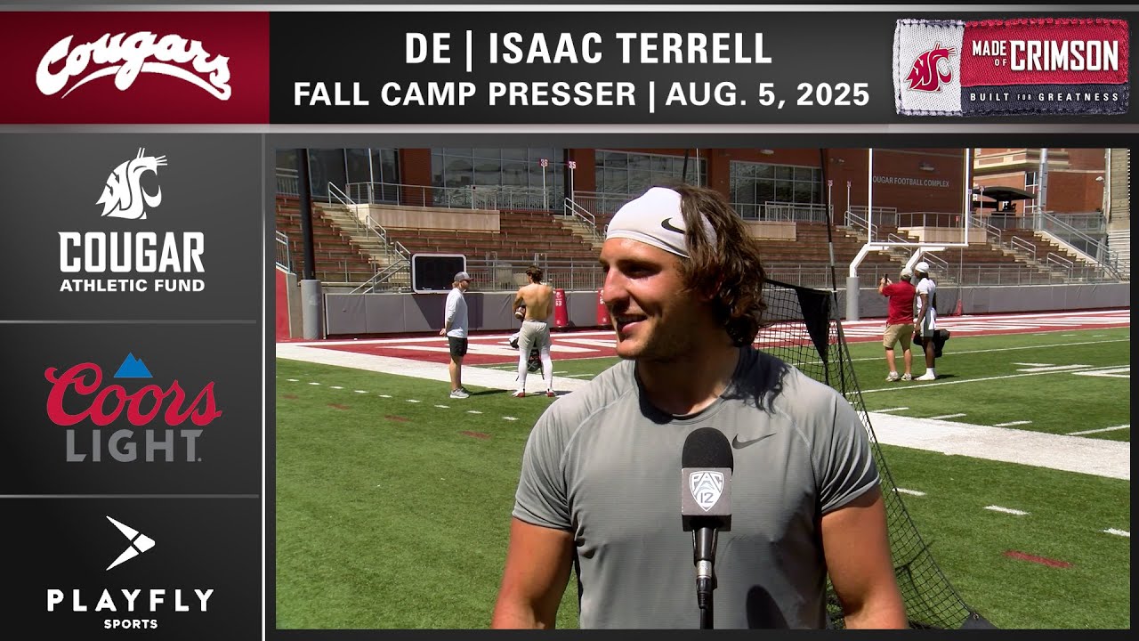WSU Football: "I have to keep working my A__ off" | DE Isaac Terrell ...