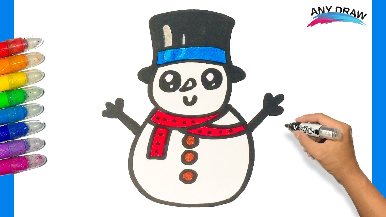 How to draw a Snow | Easy drawings - YouTube