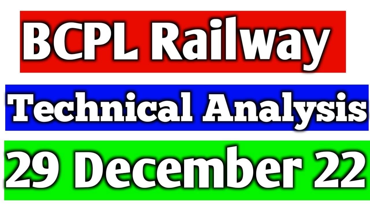 BCPL Railway Share ! Technical Analysis of stock ! 29 December 22 - YouTube