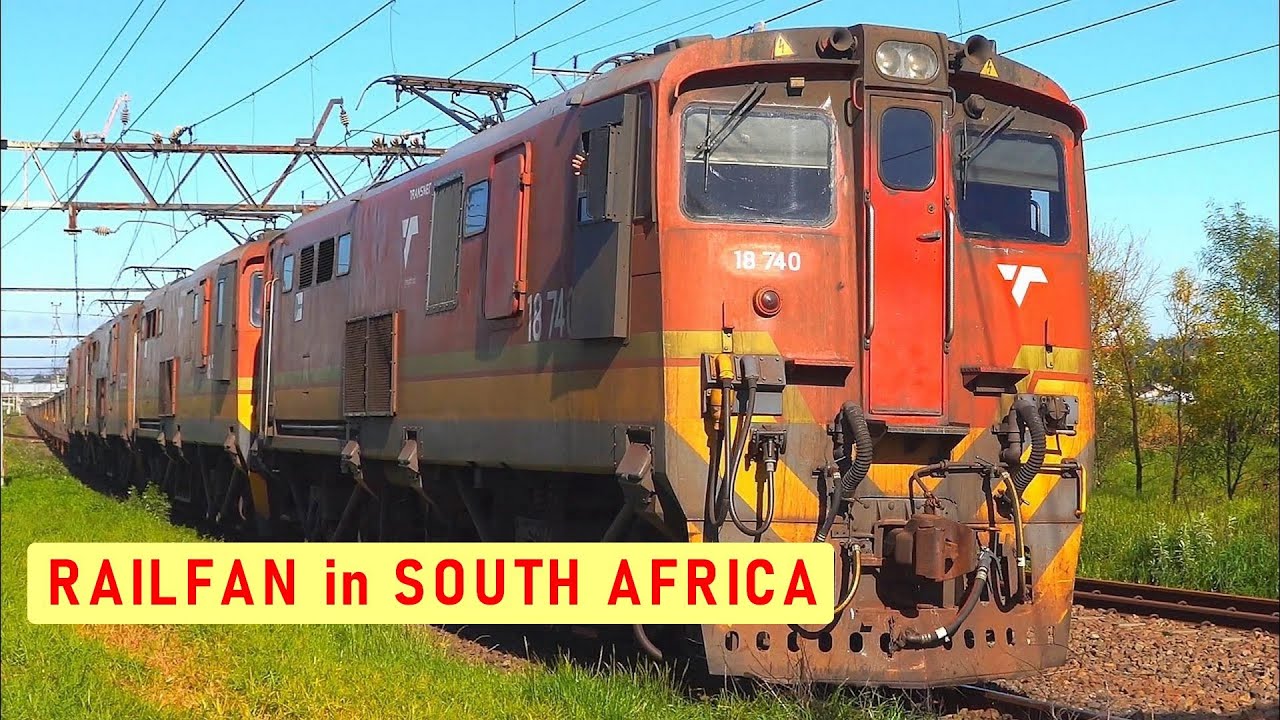 Busy Railway DAY: 7 Trains in 5 Minutes! | TRANSNET Locomotives hard at ...
