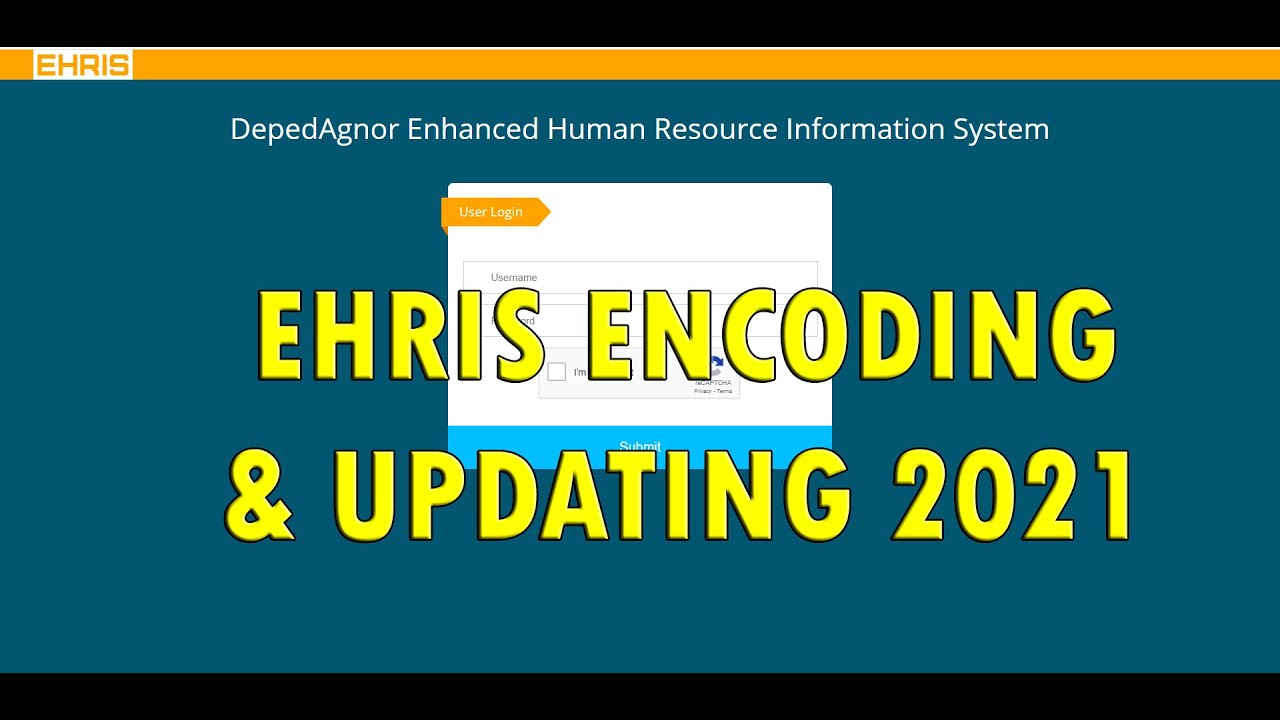 Deped Agnor EHRIS Encoding & Updating - YouTube