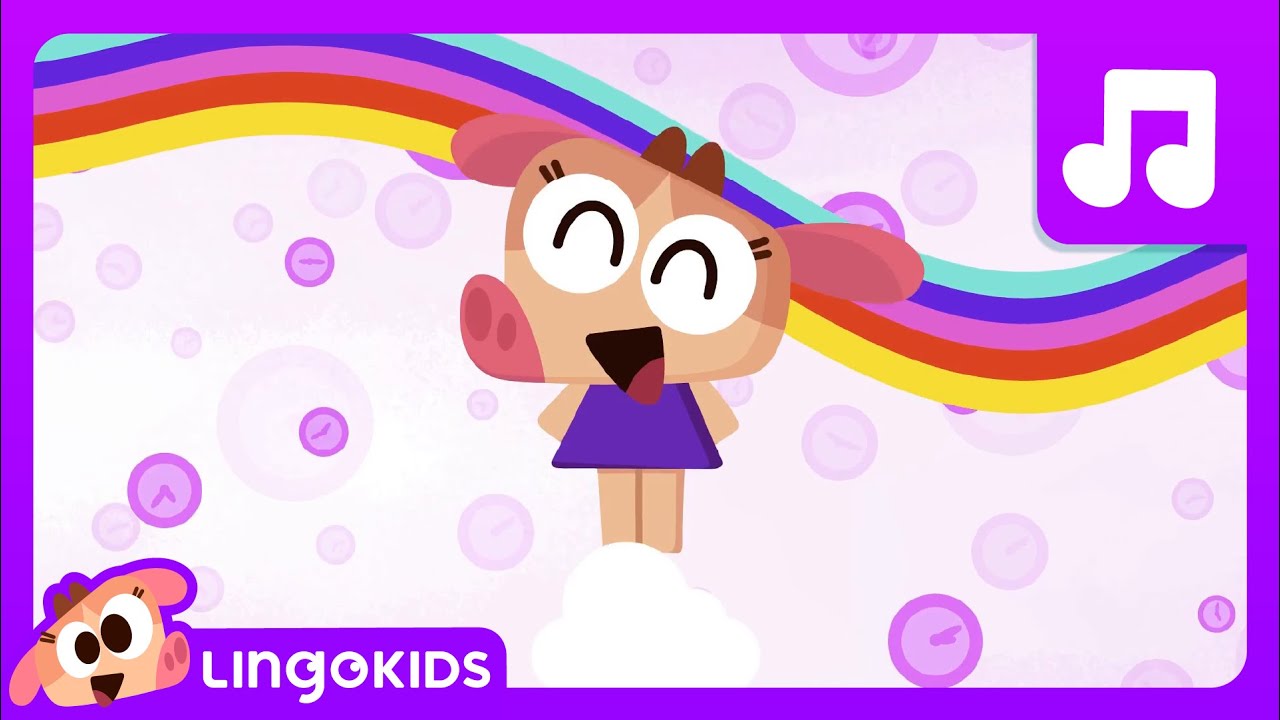 HOURS OF THE DAY ⏰ Daily Routines Song for Kids | Lingokids - YouTube