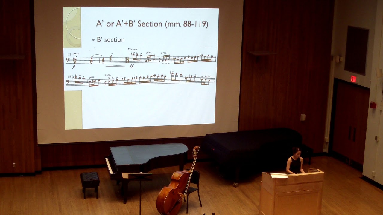 The first half of the first lecture recital - YouTube