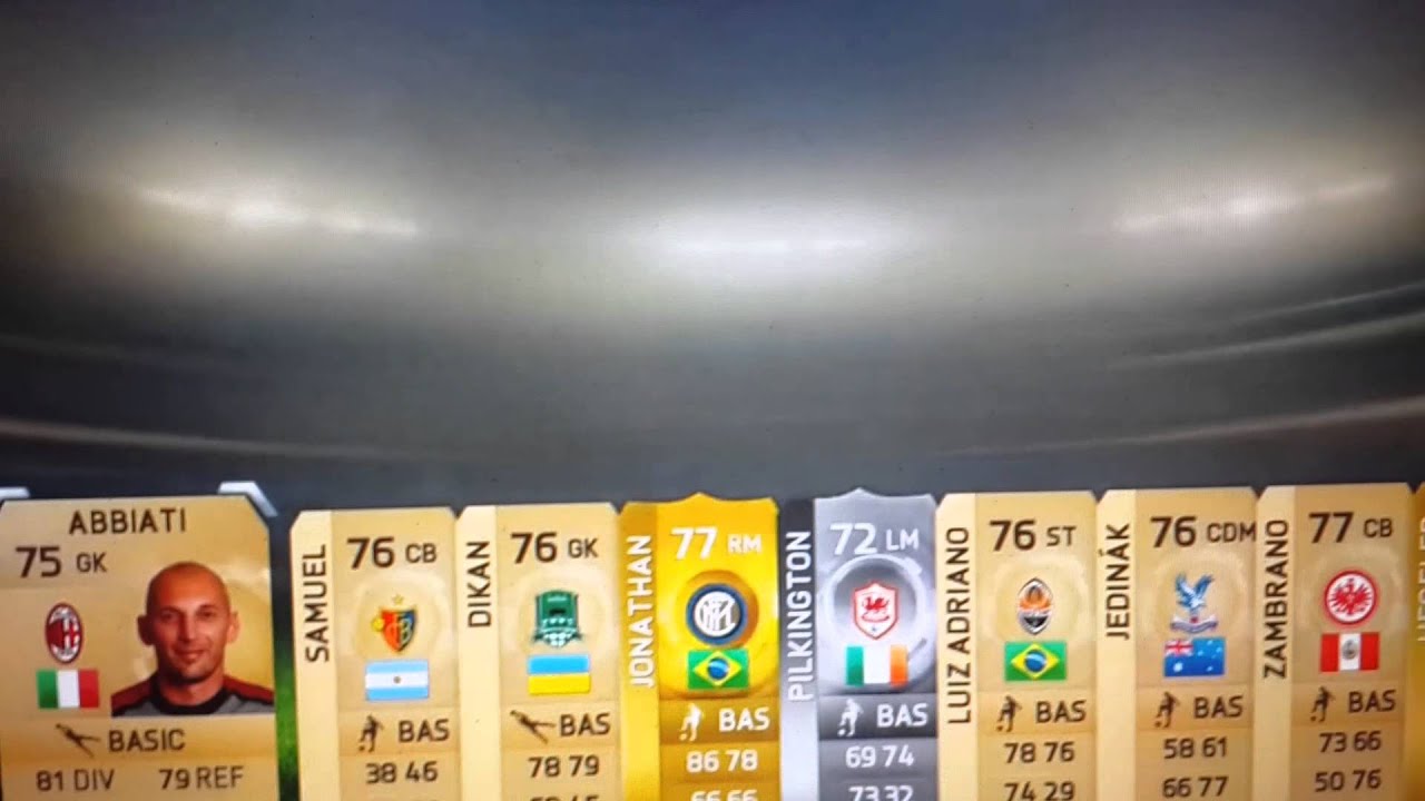 Fifa 15 Ultimate Team - tots aubameyang in a pack - YouTube