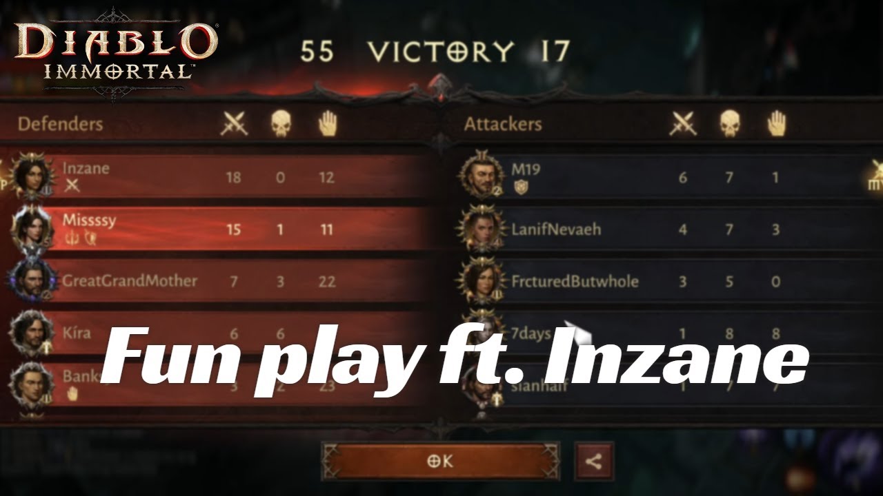 Wizard PVP Battleground 11 | Fun Play ft. Inzane | Diablo Immortal ...