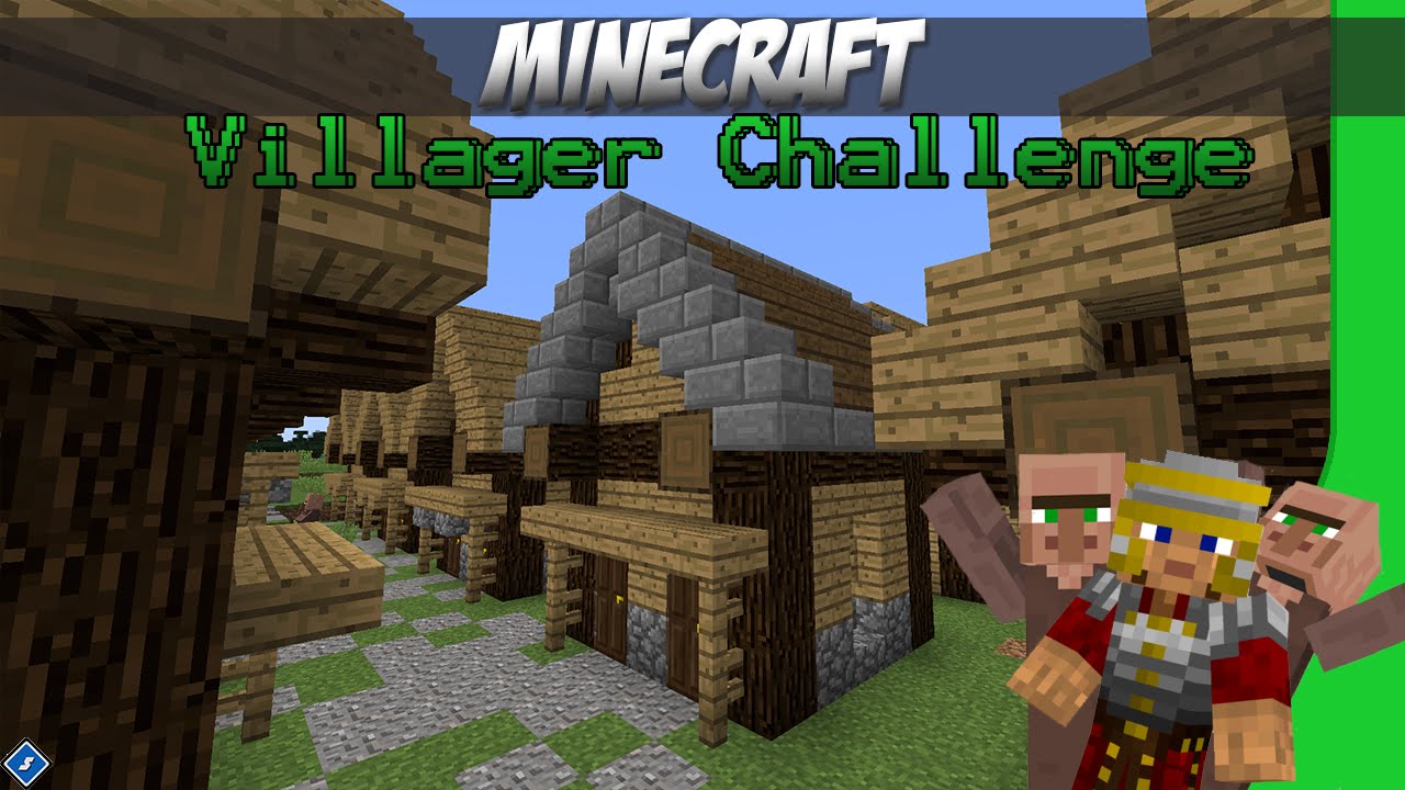 Minecraft Villager Challenge Ep 15 - Enhancements - YouTube