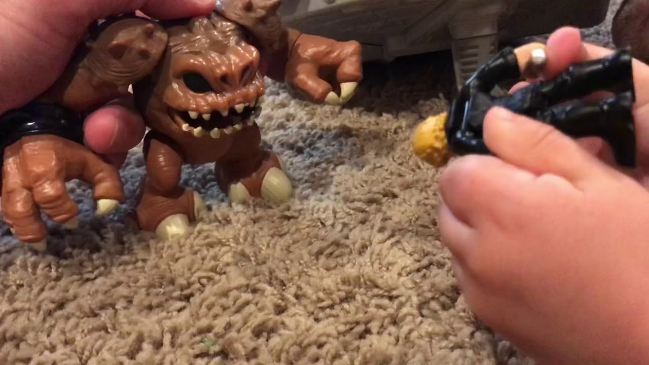 Star Wars Return of the Jedi - Luke vs Rancor Fan Film by My Three Year ...