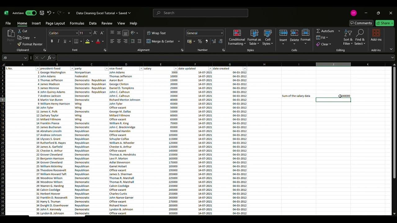 Task 1: Data Entry and Basic Functions of Excel @Technohacksedutech @Mentor Sandip Gavit - YouTube