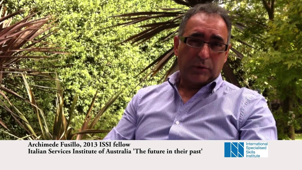 ISS Institute Fellow - ARCHIMEDE FUSILLO - YouTube