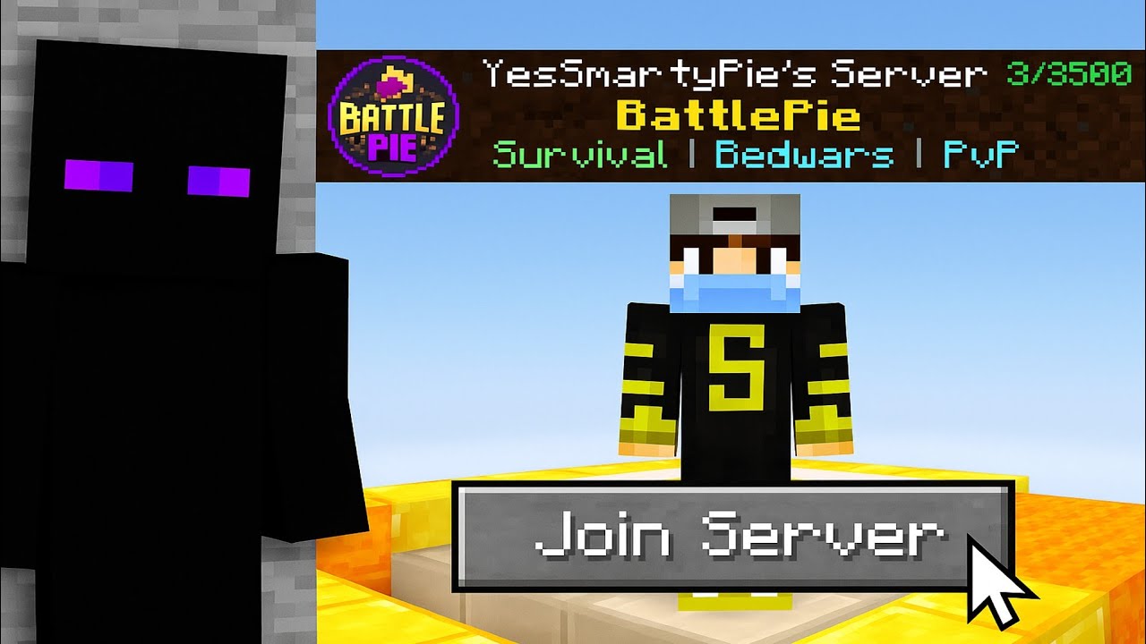 I Joined YES SMARTY PIE’s Secret Battle Pie Server! (NOT Official Yet ...