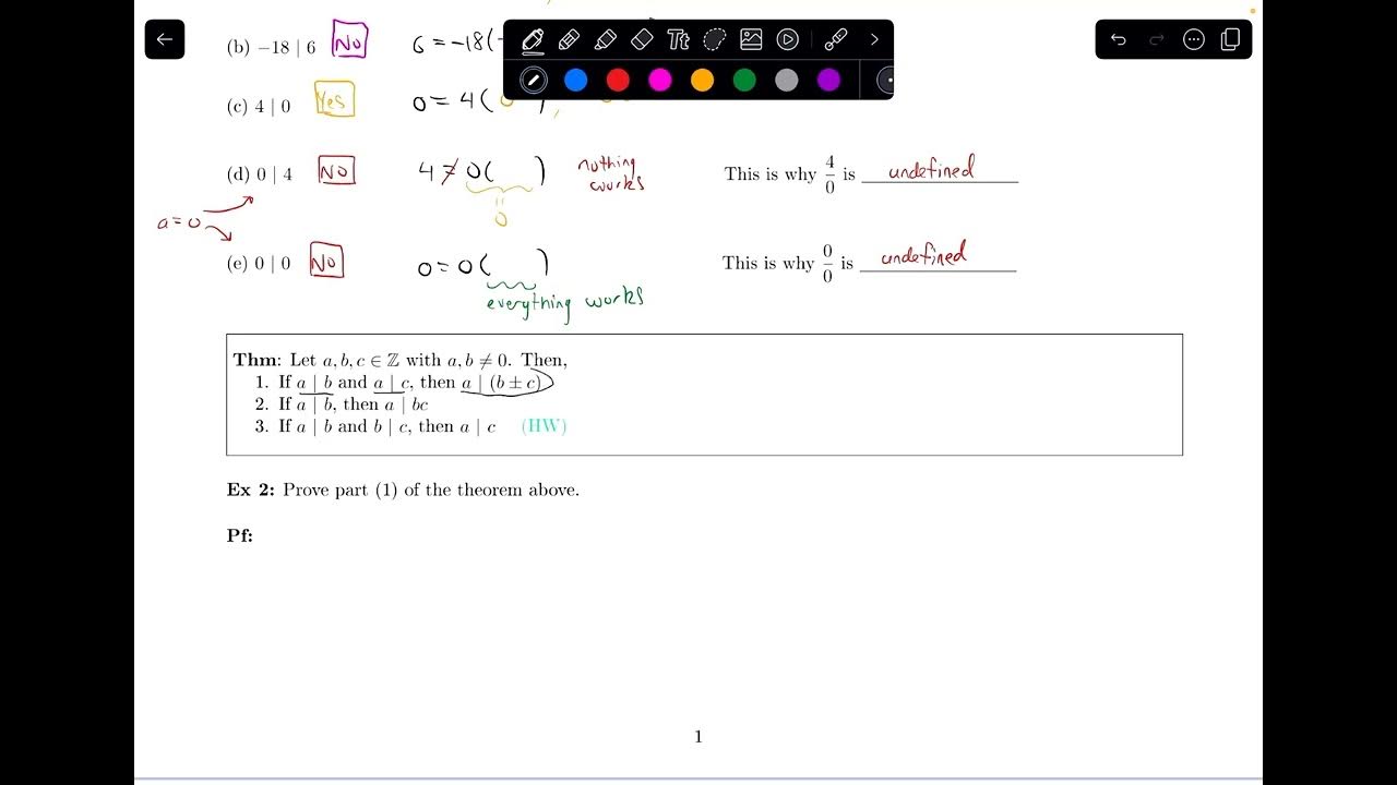 4.1.1 Divisibility || Discrete Math - YouTube