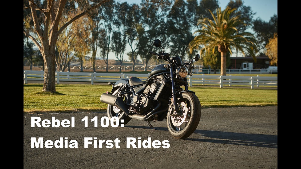 2021 Rebel 1100: Media First Rides - YouTube