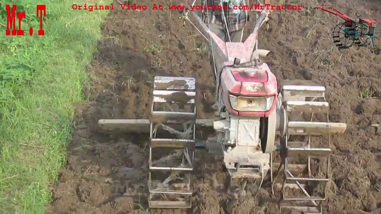 Quick Two Wheel Hand Tractor Working On All Terrain - YouTube