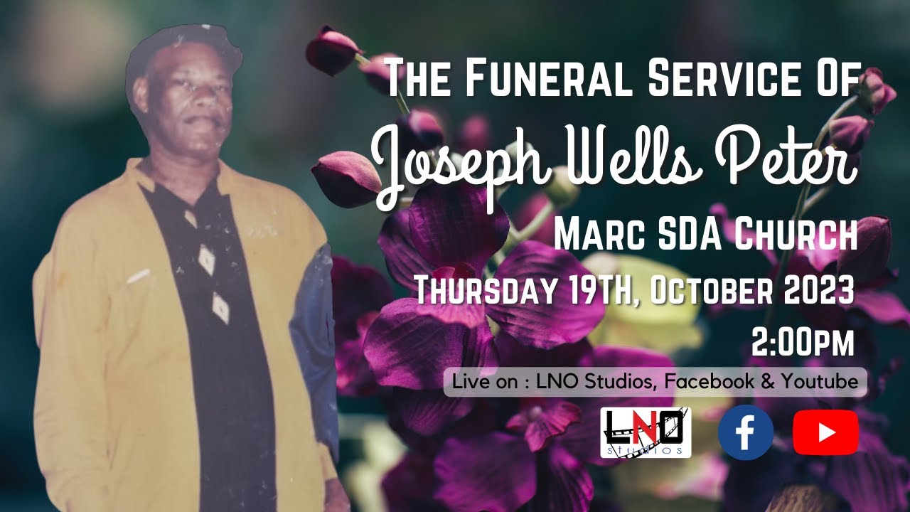 The Funeral Service of Joseph Wells Peter - YouTube