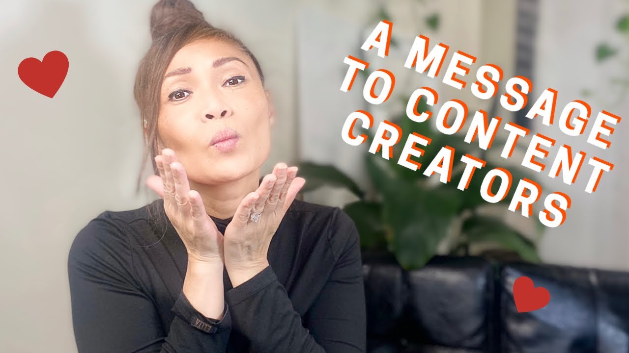 A Message to Content Creators - YouTube