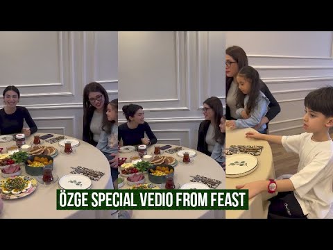 Özge yagiz Specail Vedio from Feast !Gökberk demirci Happy