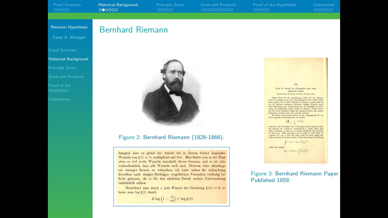 A Concise Proof of Riemann Hypothesis - YouTube