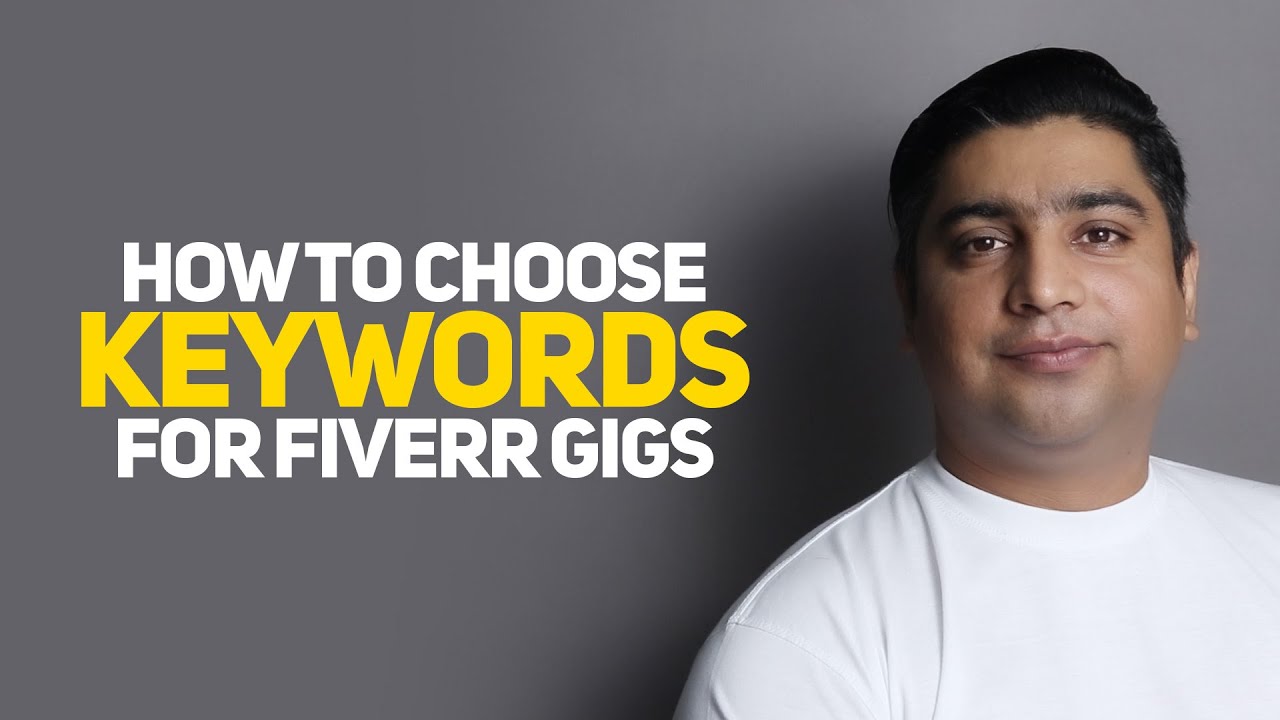 How To Choose Keywords for Fiverr Gig Ranking - YouTube