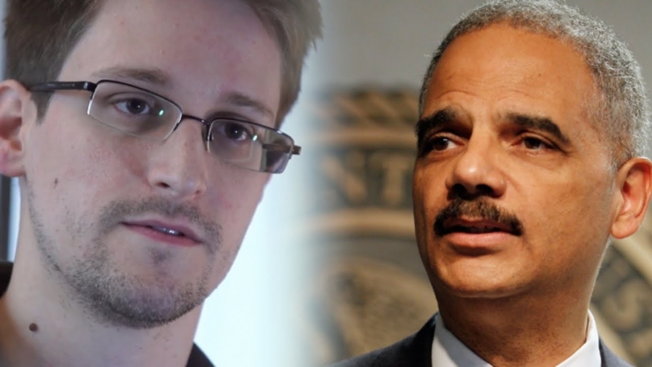 Eric Holder Gives Snowden Props For Performing A 'Public Service' - YouTube