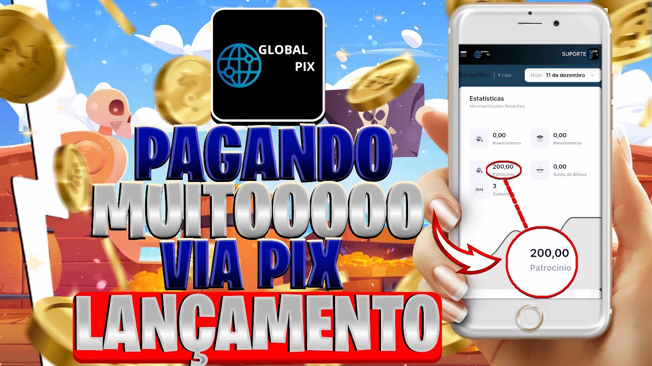 🤑[LANÇOU] Global PIX: Nova Plataforma PAGANDO MUITO via PIX! 🔥😱 A ...