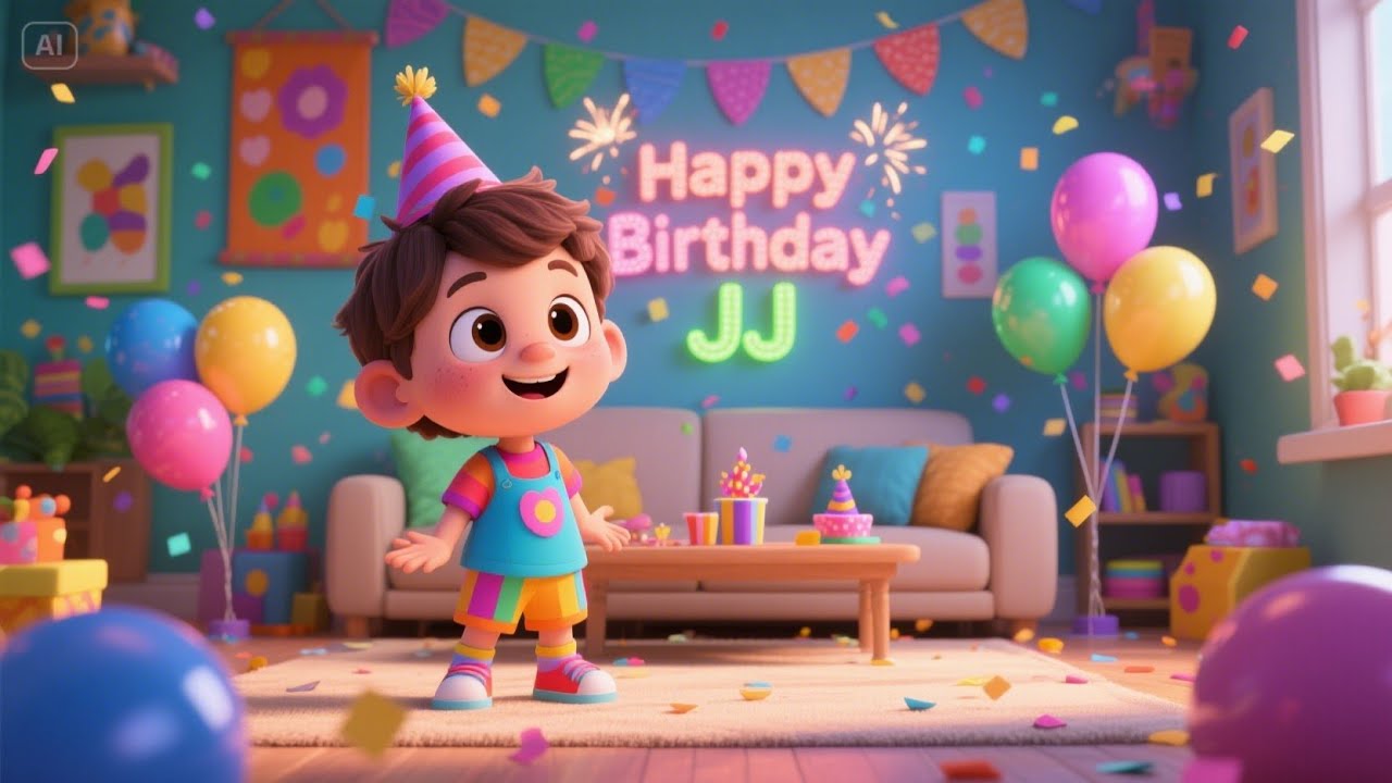 JJ’s Surprise Party – Birthday Bash! | Popular Nursery Rhyme ...