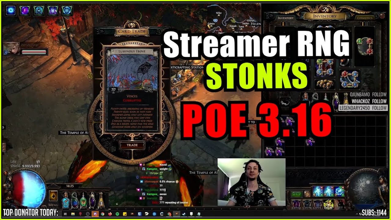 ⚡ POE 3.16 ⚡ Empyriangaming - Streamer RNG STONKS - YouTube