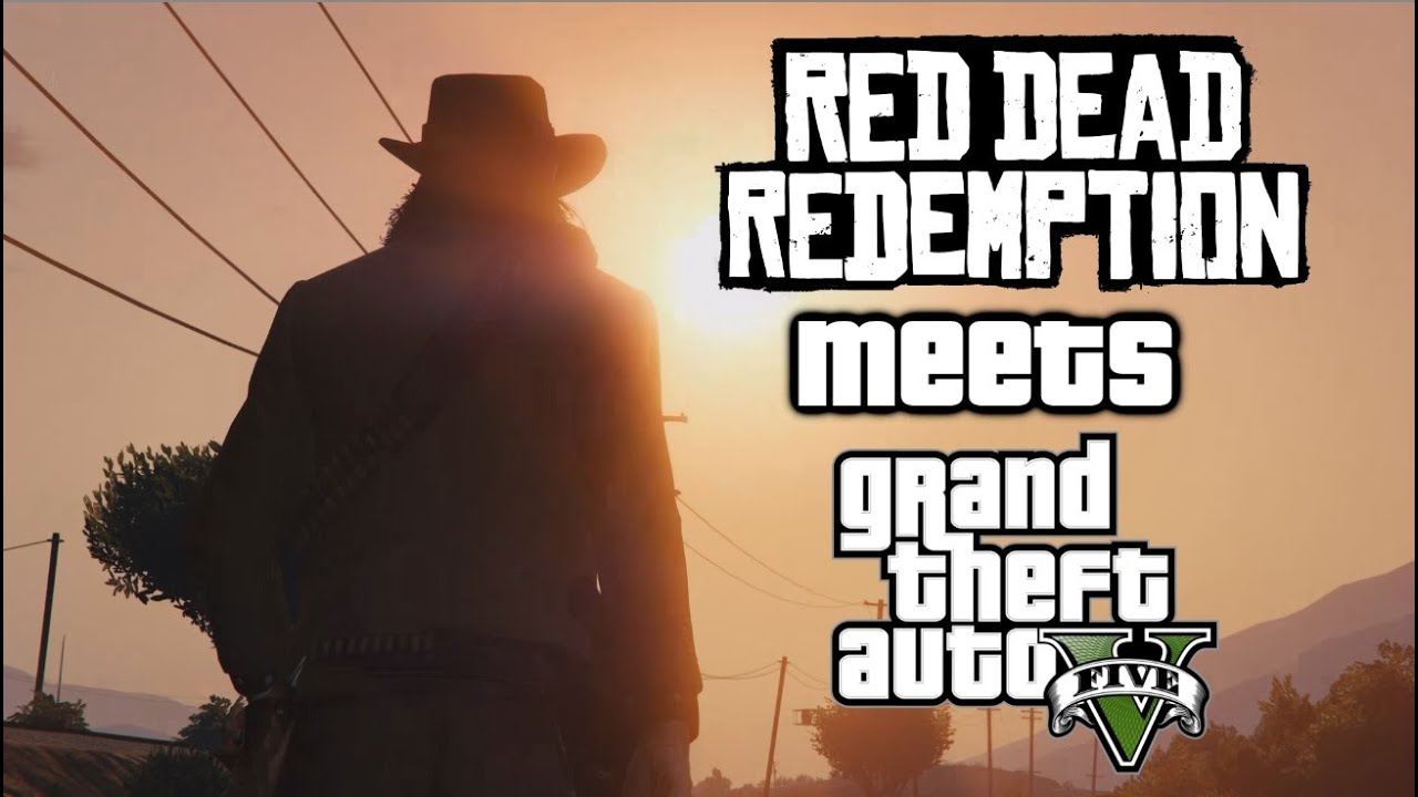 When Red Dead Redemption meets GTA V | Rockstar Editor video - YouTube