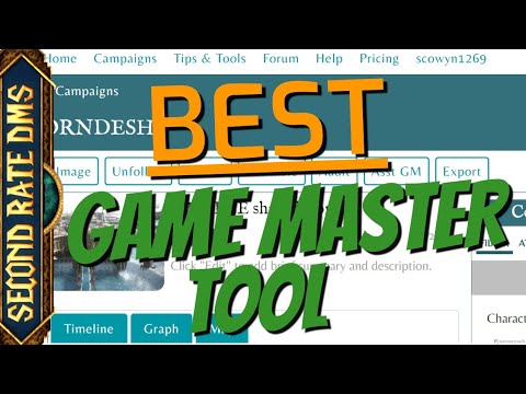 Game Master Tools: Scabard RPG Campaign Manager - YouTube