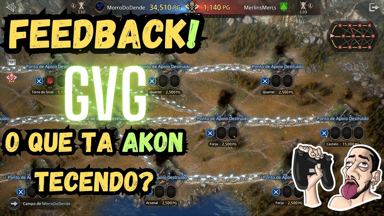 King Arthur Legends Rise - FEEDBACK GvG - O QUE TA AKON TECENDO? - YouTube