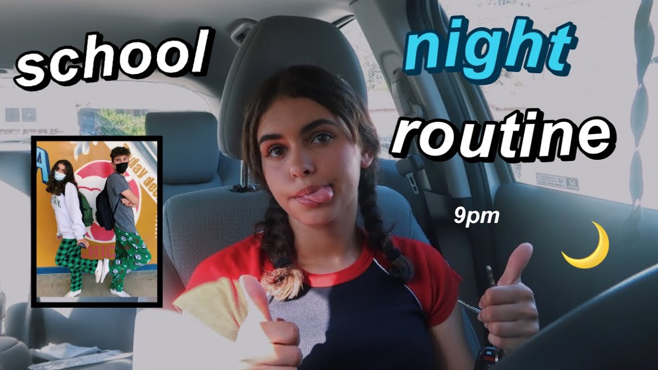 my high school night routine 2021 *junior year* - YouTube