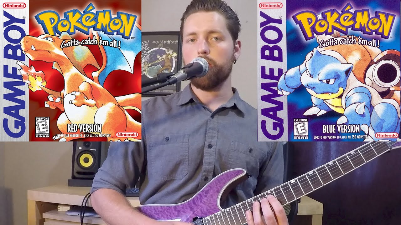 How to Play POKEMON Battle Theme on GUITAR | First Gen Trainer | (Part ...